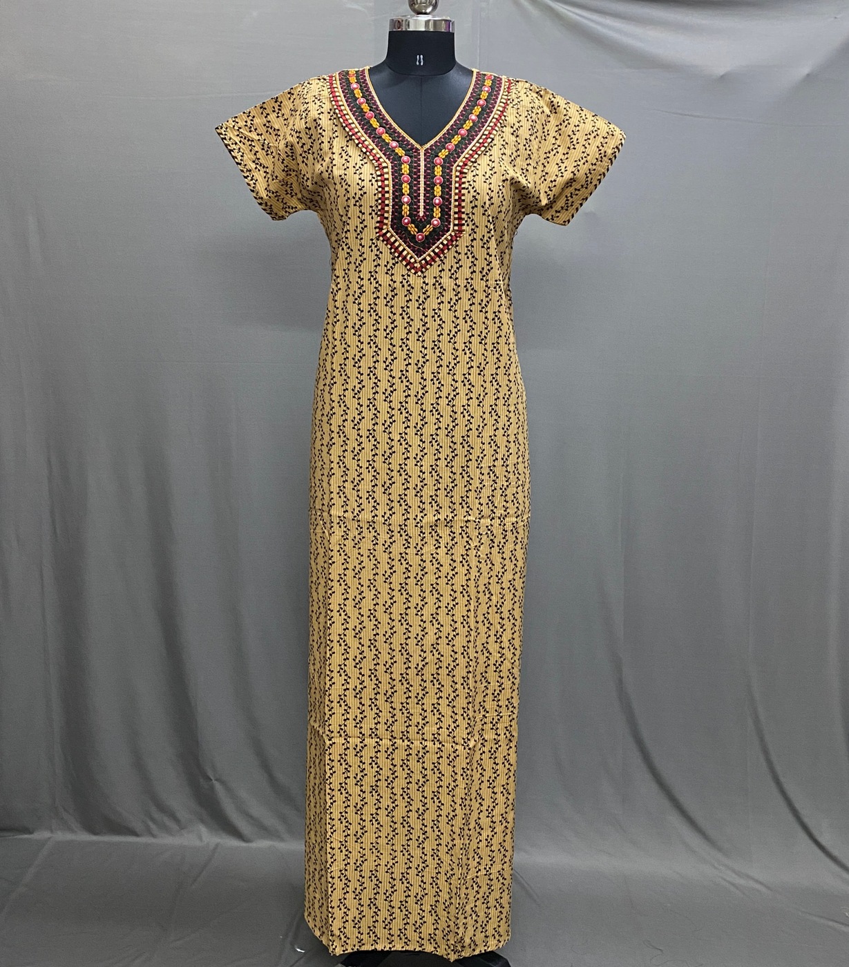 Printed Cotton Nighty – Comfortable & Stylish Nightwear